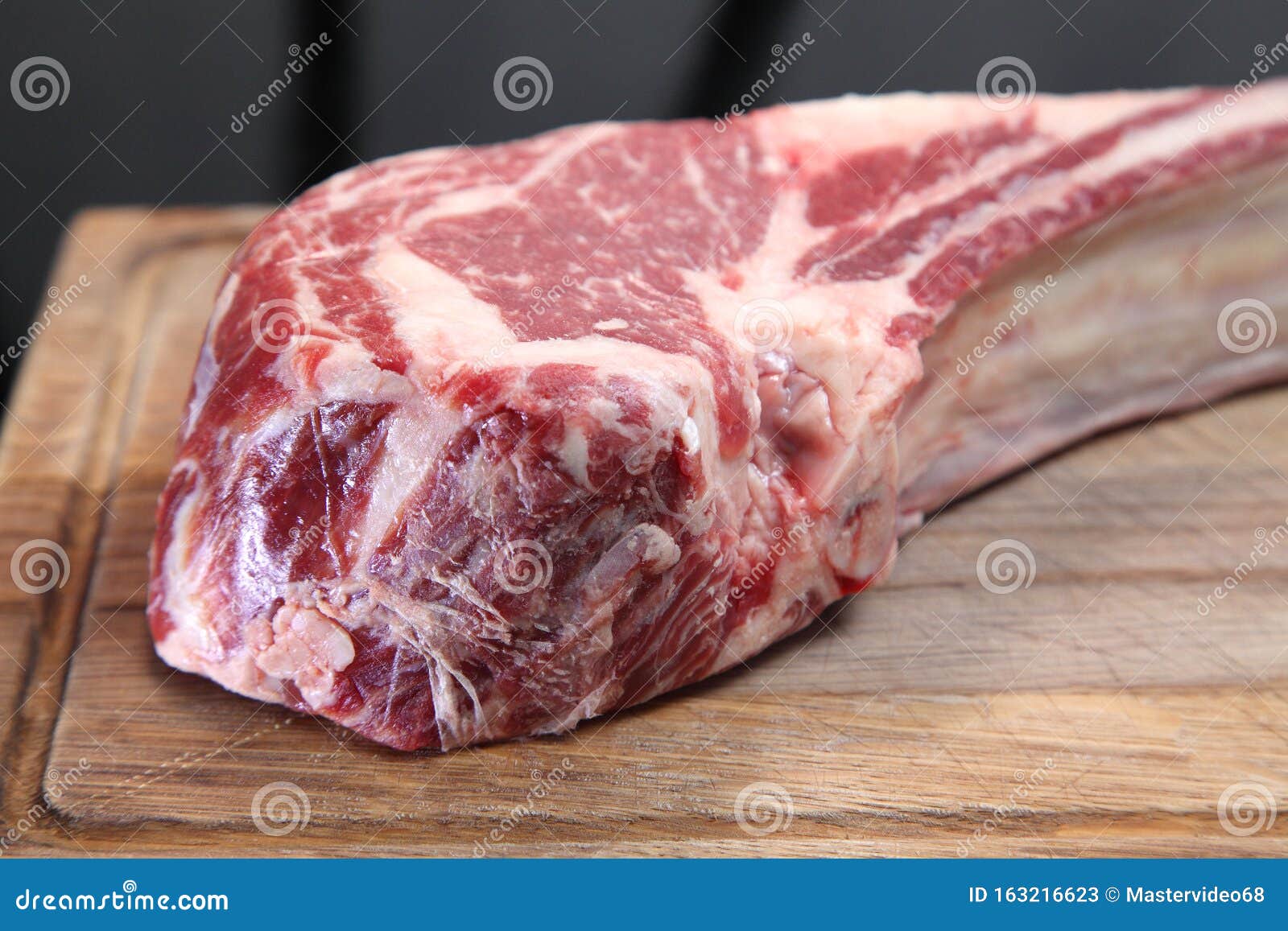 Raw Fresh Meat Ribeye Steak Tomahawk. Meat for Steak. Beef Steak. Raw ...