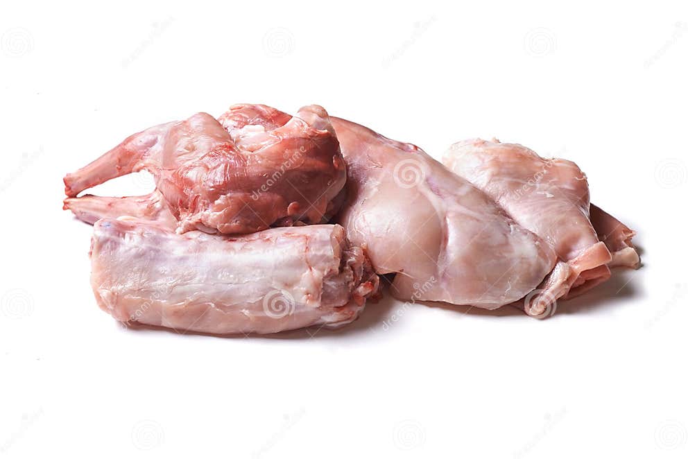 Raw fresh rabbit meat stock image. Image of ingredient - 83663243