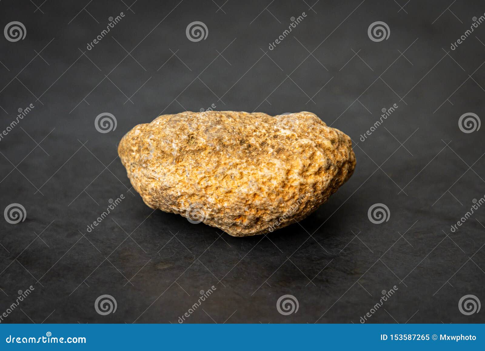 Raw Geode before Cutting Open To Show Its Precious Inside Stock Image ...