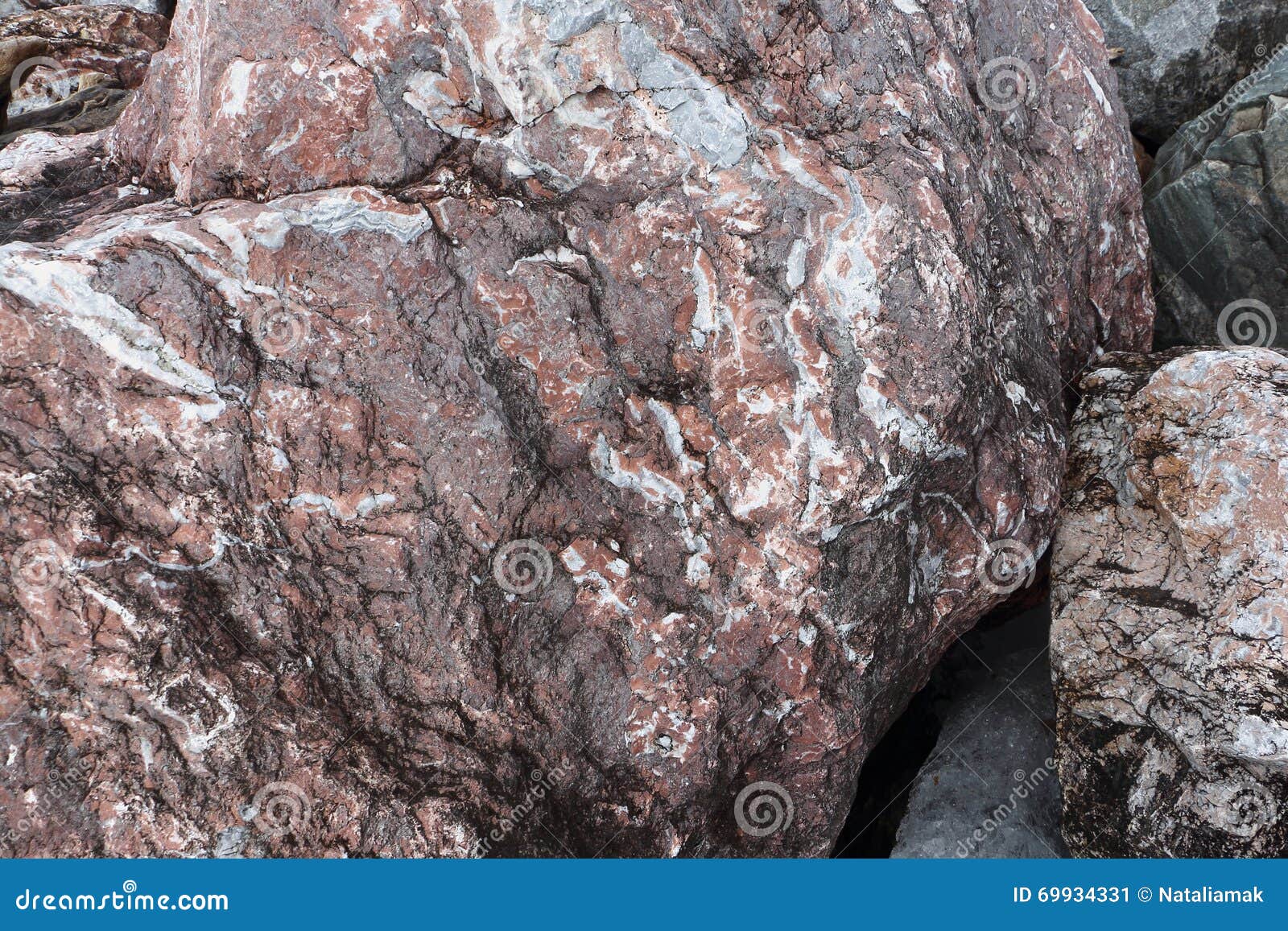 Raw Granite, Natural Background Stock Image - Image of background, gray ...