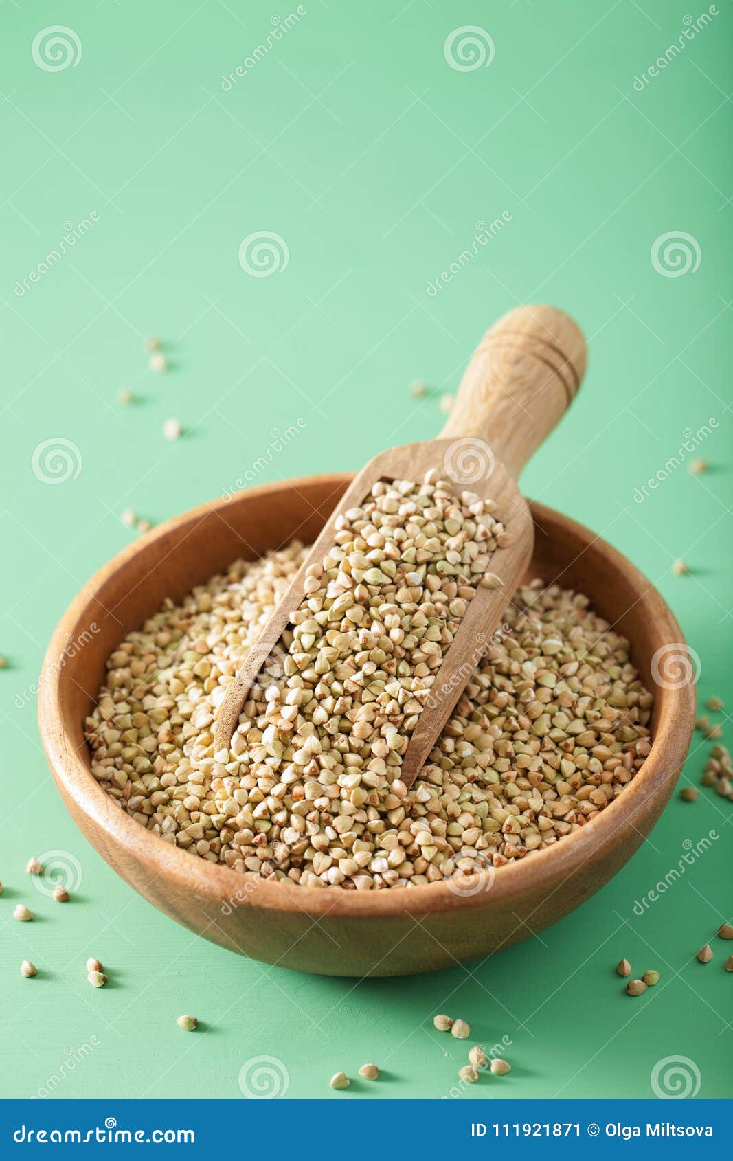 Raw Green Buckwheat Healthy Ingredient Stock Image - Image of nutrition ...