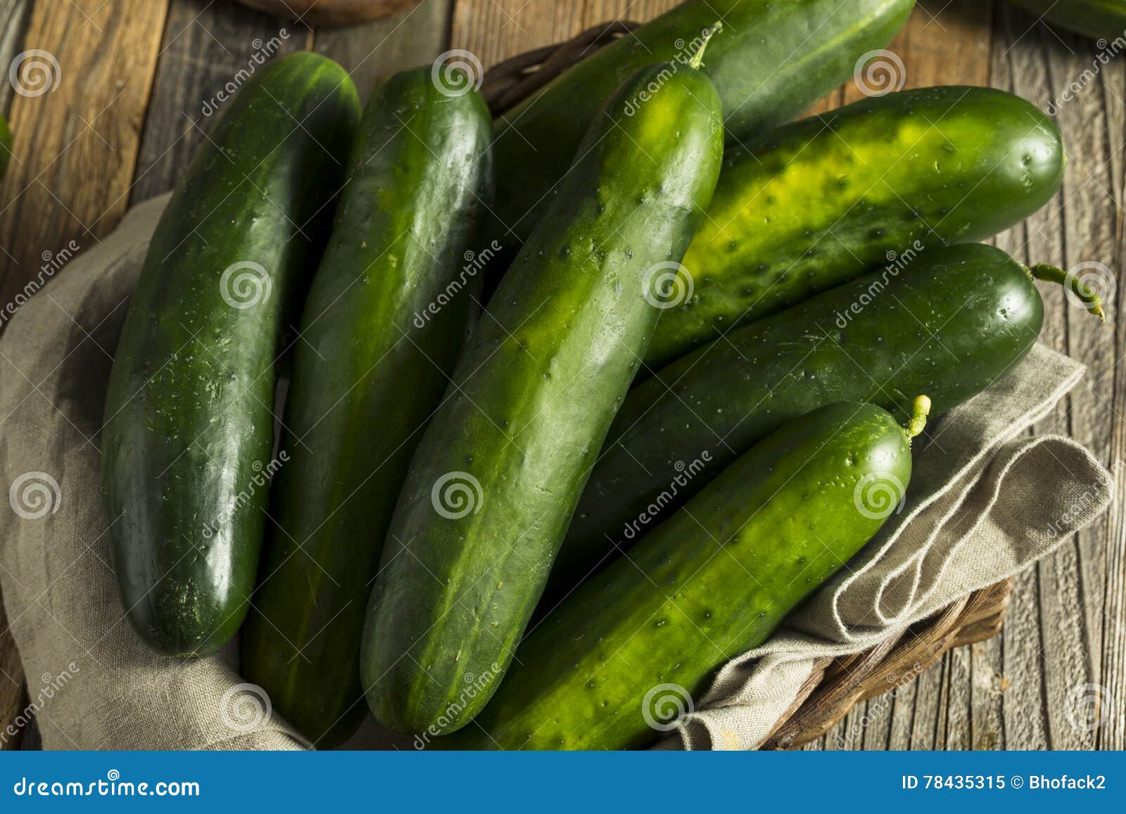 Raw Green Organic Cucumbers Stock Image - Image of edible, circle: 78435315