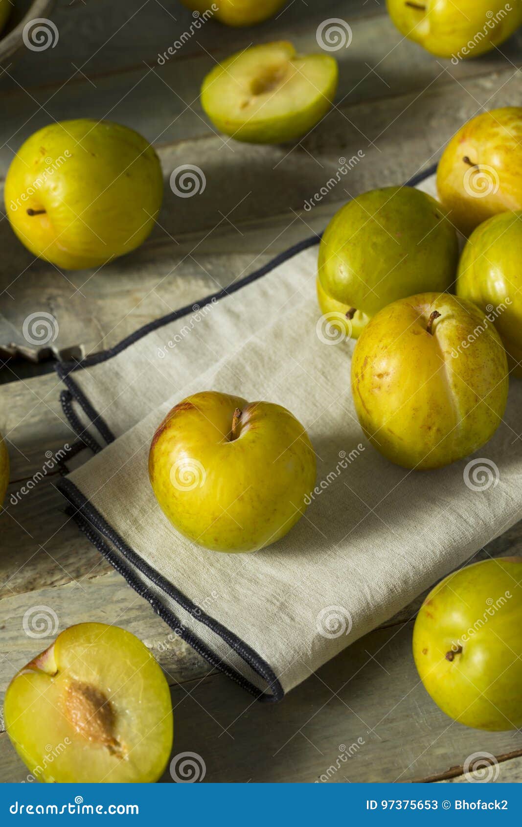 Raw Green Organic Pluots stock image. Image of ripe, food - 97375653