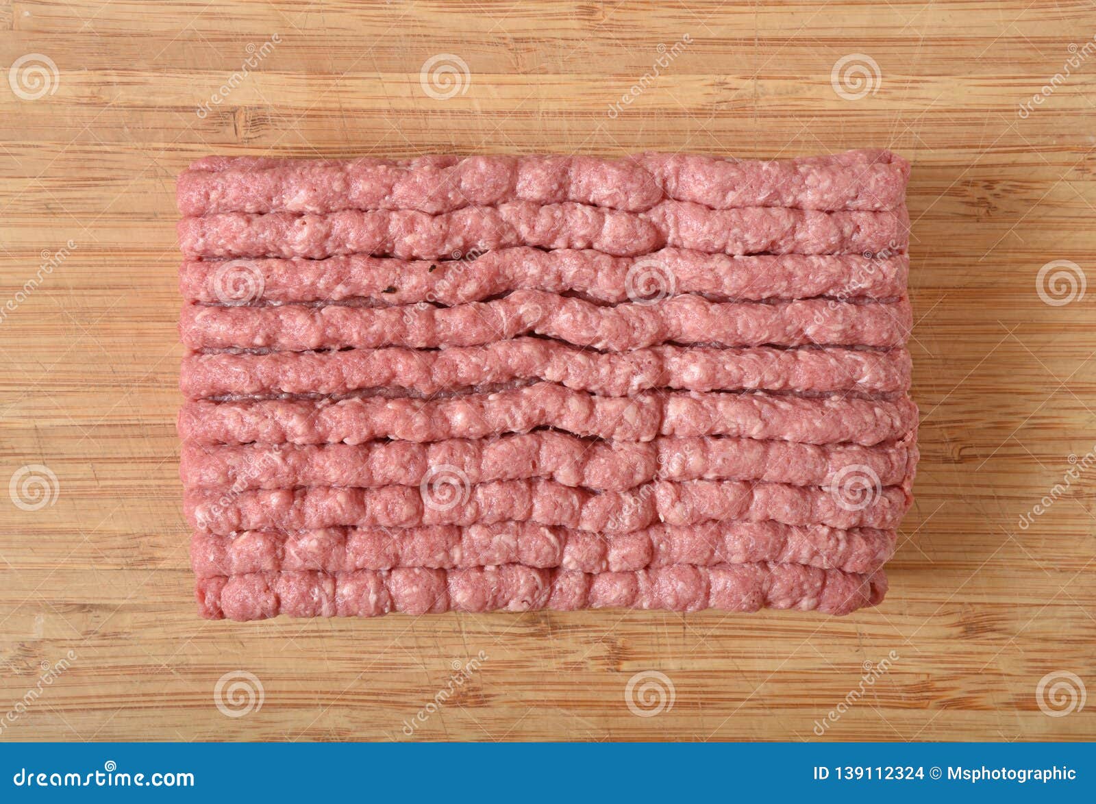 Raw ground beef stock photo. Image of nutrition, ingredient - 139112324