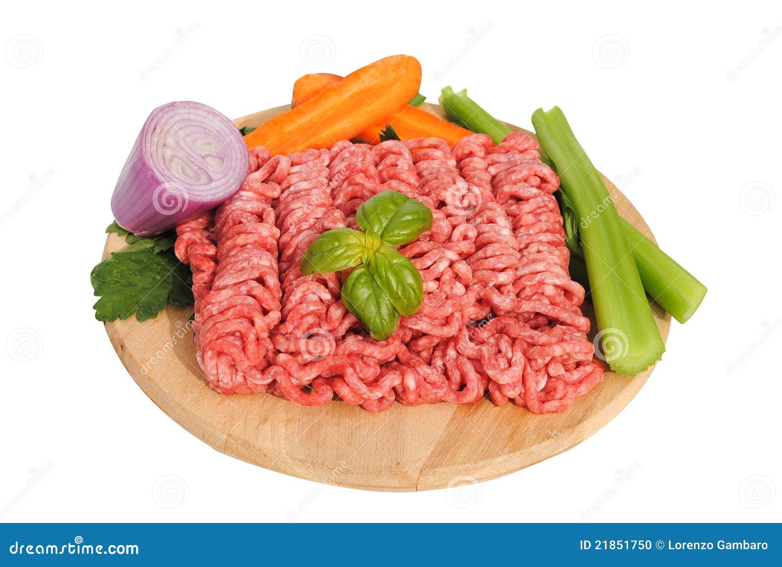 Raw Ground Beef with Vegetables Stock Photo - Image of recipe, ground ...