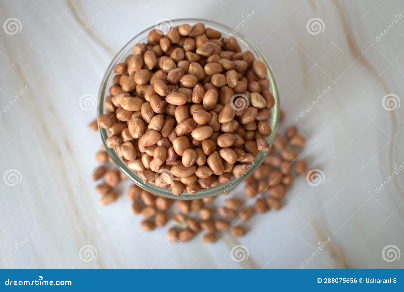 Raw Groundnuts or Peanut Kernel in an Earthen Bowl Stock Photo - Image ...