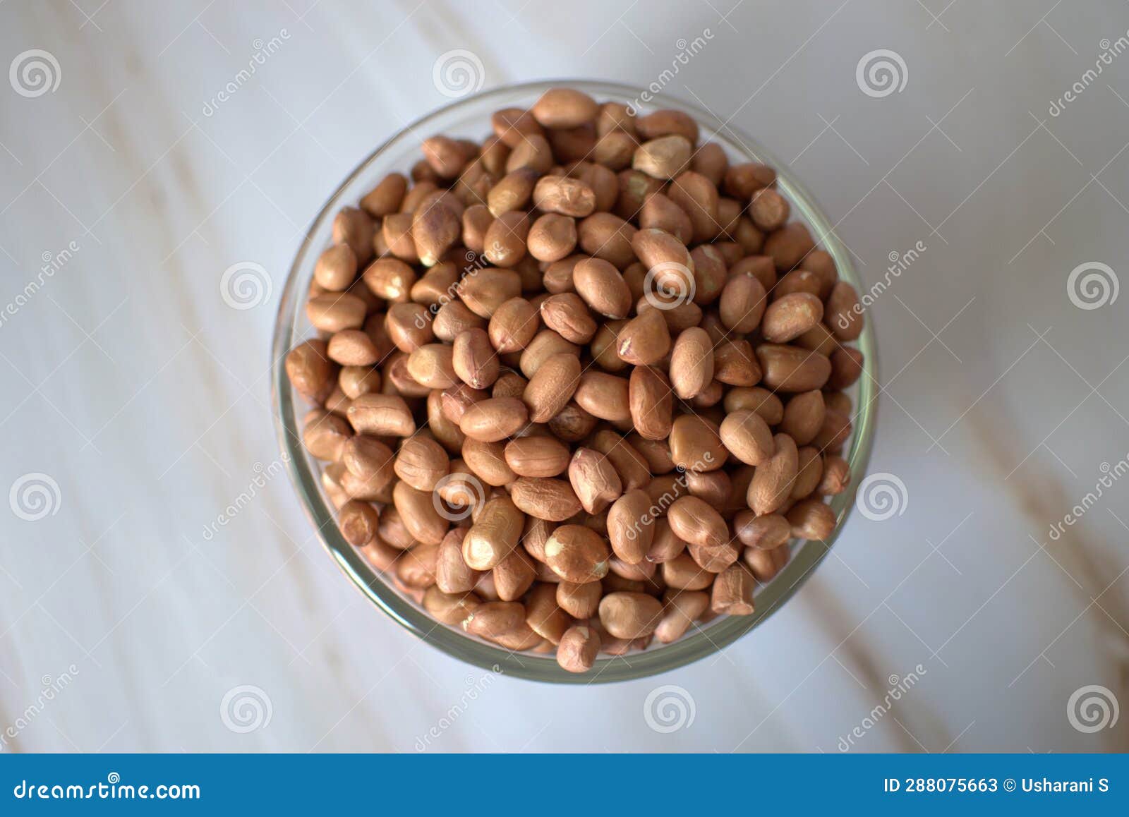 Raw Groundnuts or Peanut Kernel in an Earthen Bowl Stock Image - Image ...