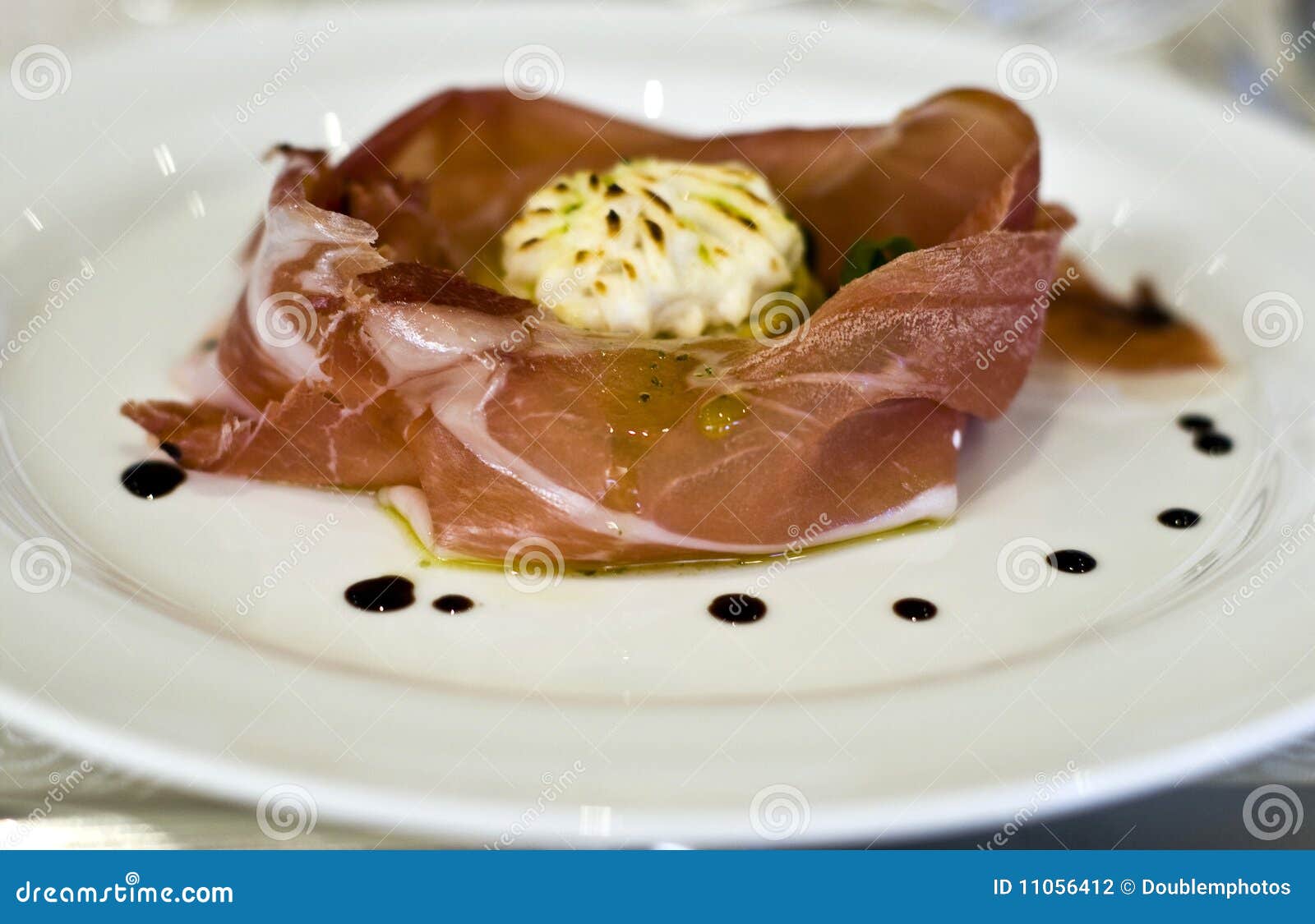 Raw ham stock photo. Image of banquet, dish, aceto, cuisine - 11056412