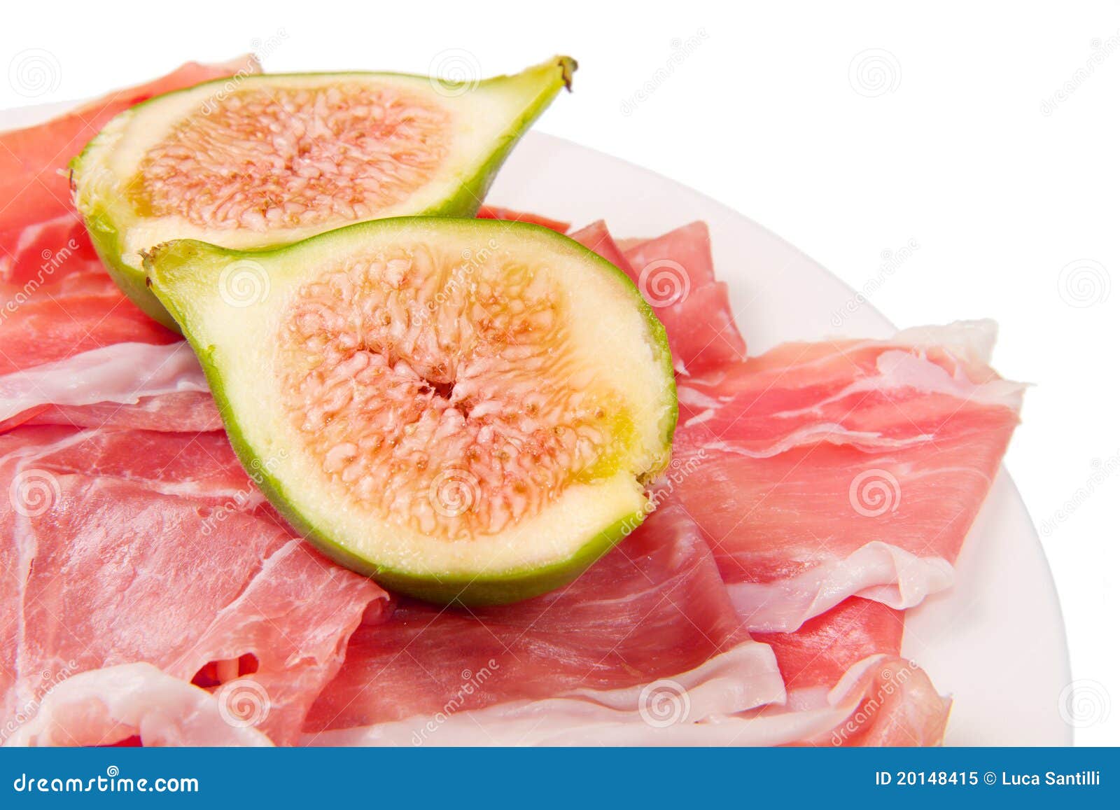 Raw ham stock image. Image of elegant, diet, ingredient - 20148415