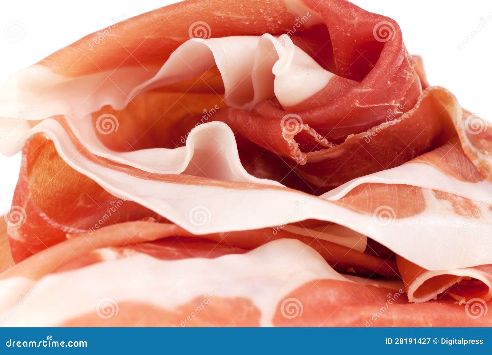 Raw ham stock image. Image of food, meat, background - 28191427