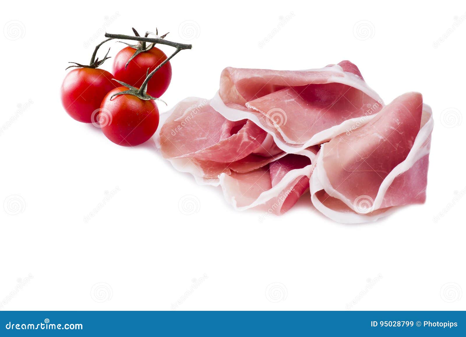 Raw ham leg sliced stock image. Image of meat, gastronomy - 95028799