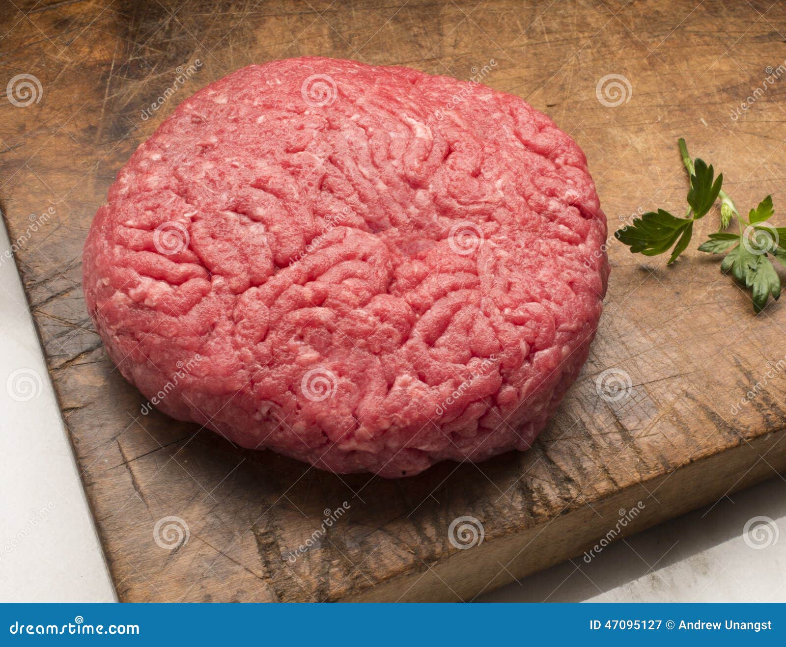 Raw hamburger meat stock image. Image of alone, white - 47095127