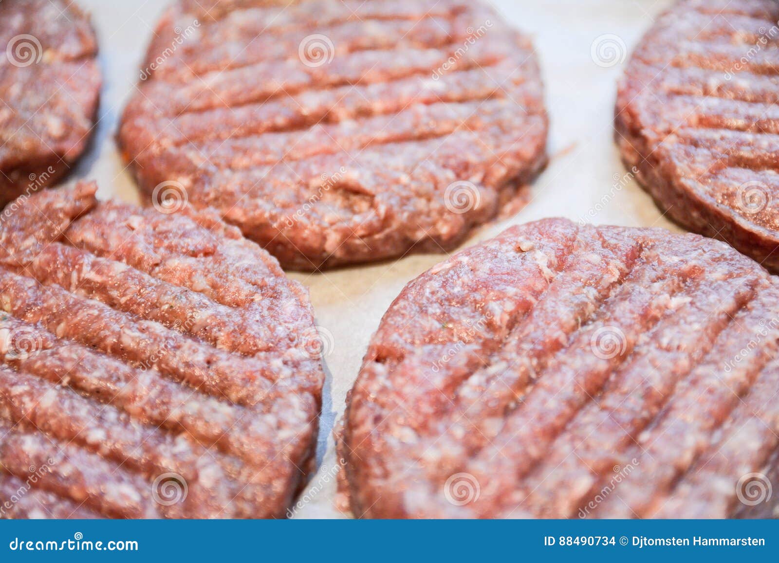 Raw hamburger raw an red stock photo. Image of burger - 88490734