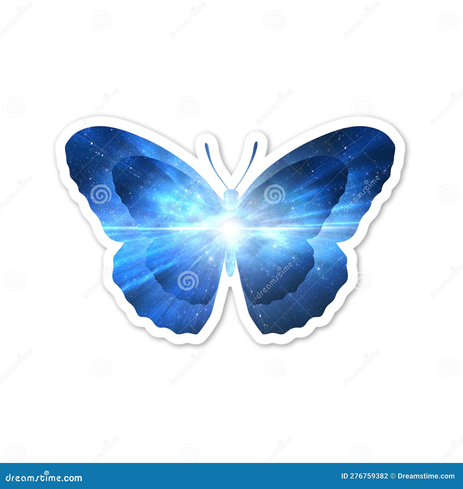 A Raw Image of a Sparkling Blue Butterfly Stock Photo - Image of blue ...