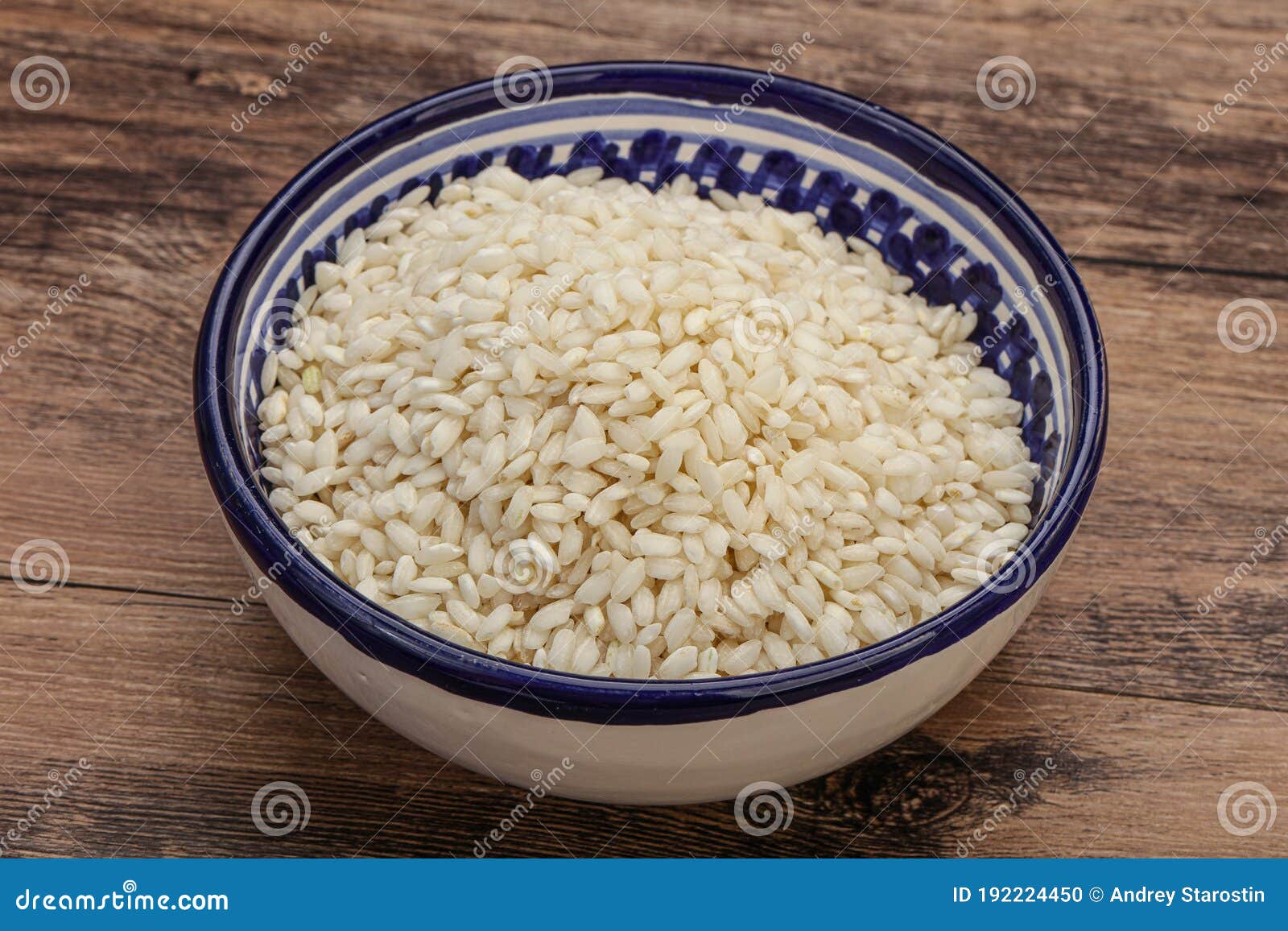 Raw Arborio Rice for Risotto Stock Photo - Image of uncooked, risotto ...