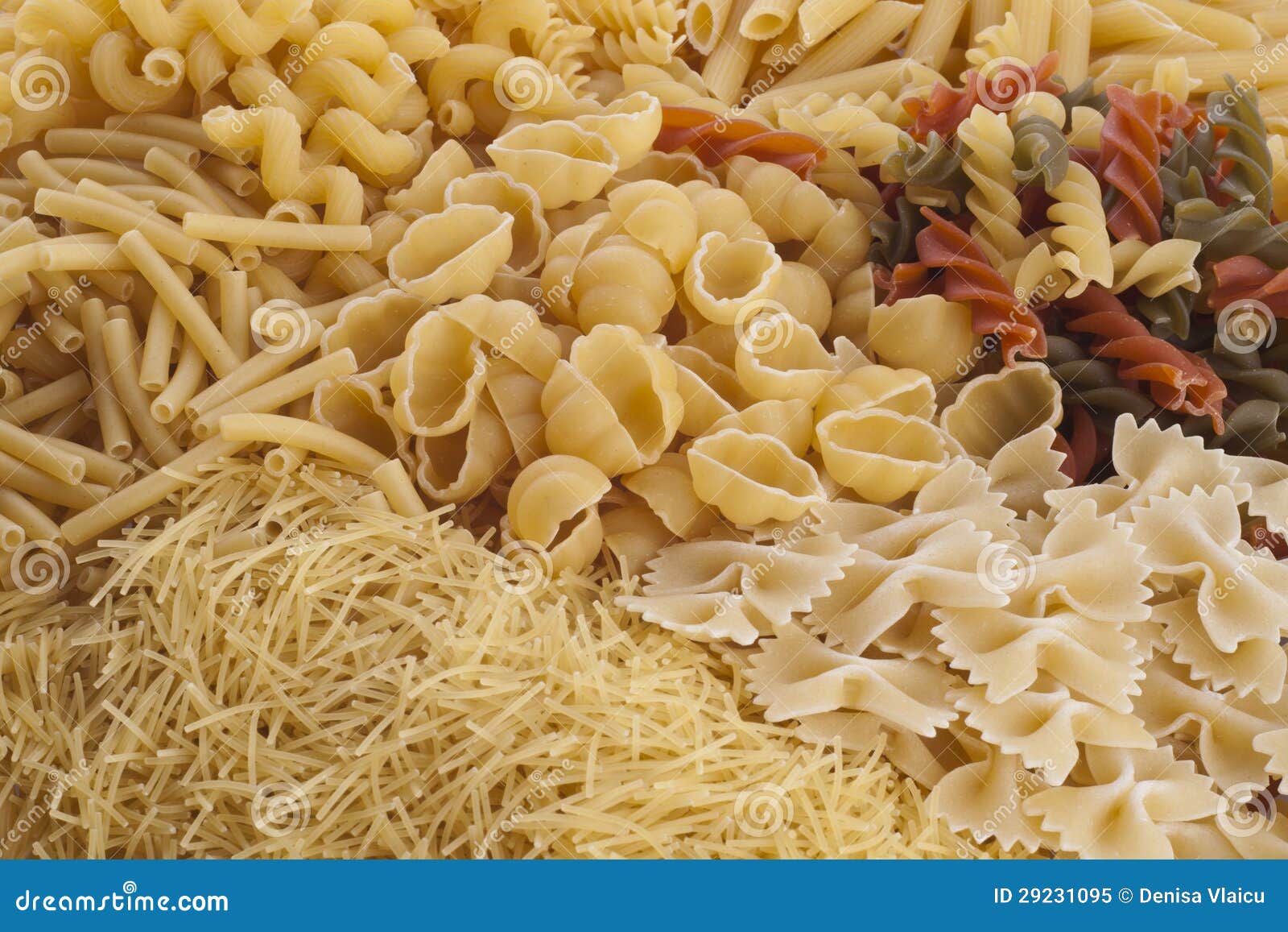Raw italian pasta stock image. Image of italian, macaroni - 29231095