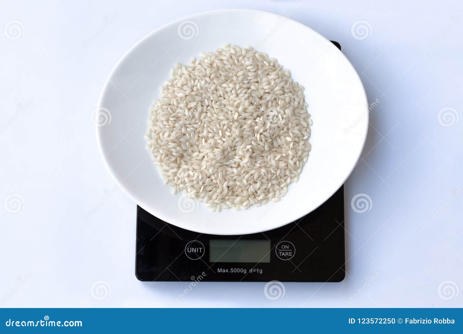 Rice On A Scale Royalty-Free Stock Photo | CartoonDealer.com #3831195