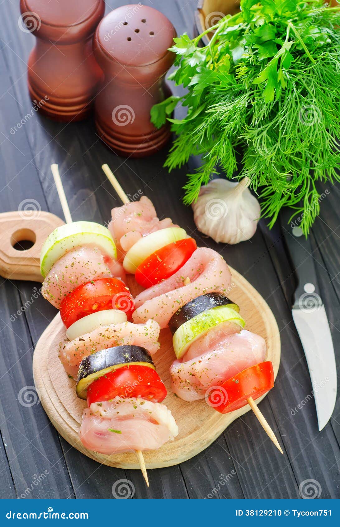 Raw kebab stock photo. Image of meat, beef, kebabs, isolated - 38129210