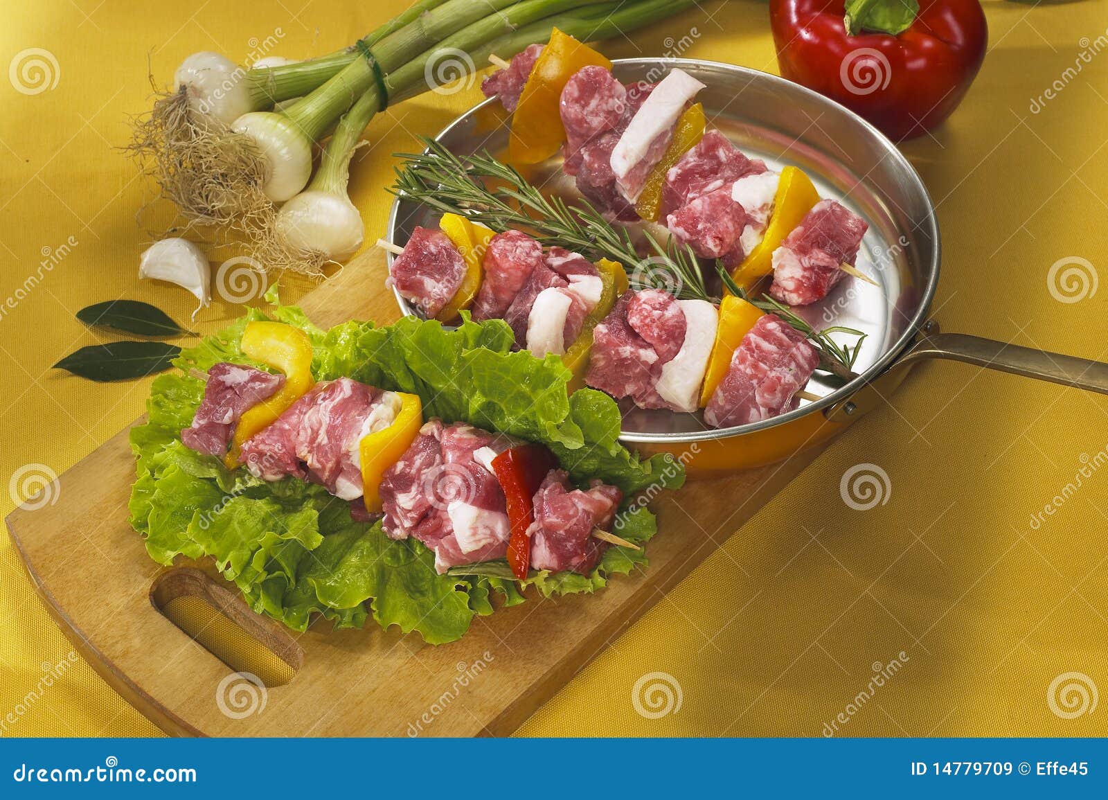 Raw kebabs stock image. Image of sweet, diet, appetizers - 14779709