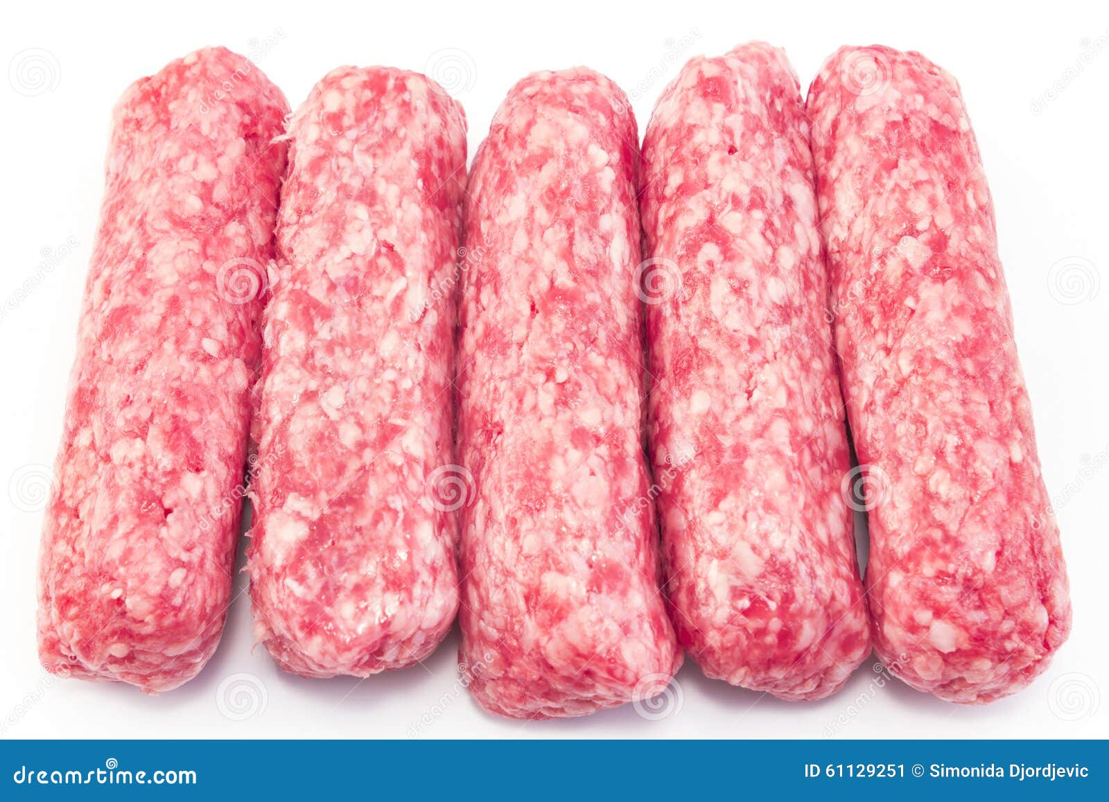 Raw Kebabs Made from Pork Meat Stock Image - Image of fresh, texture ...