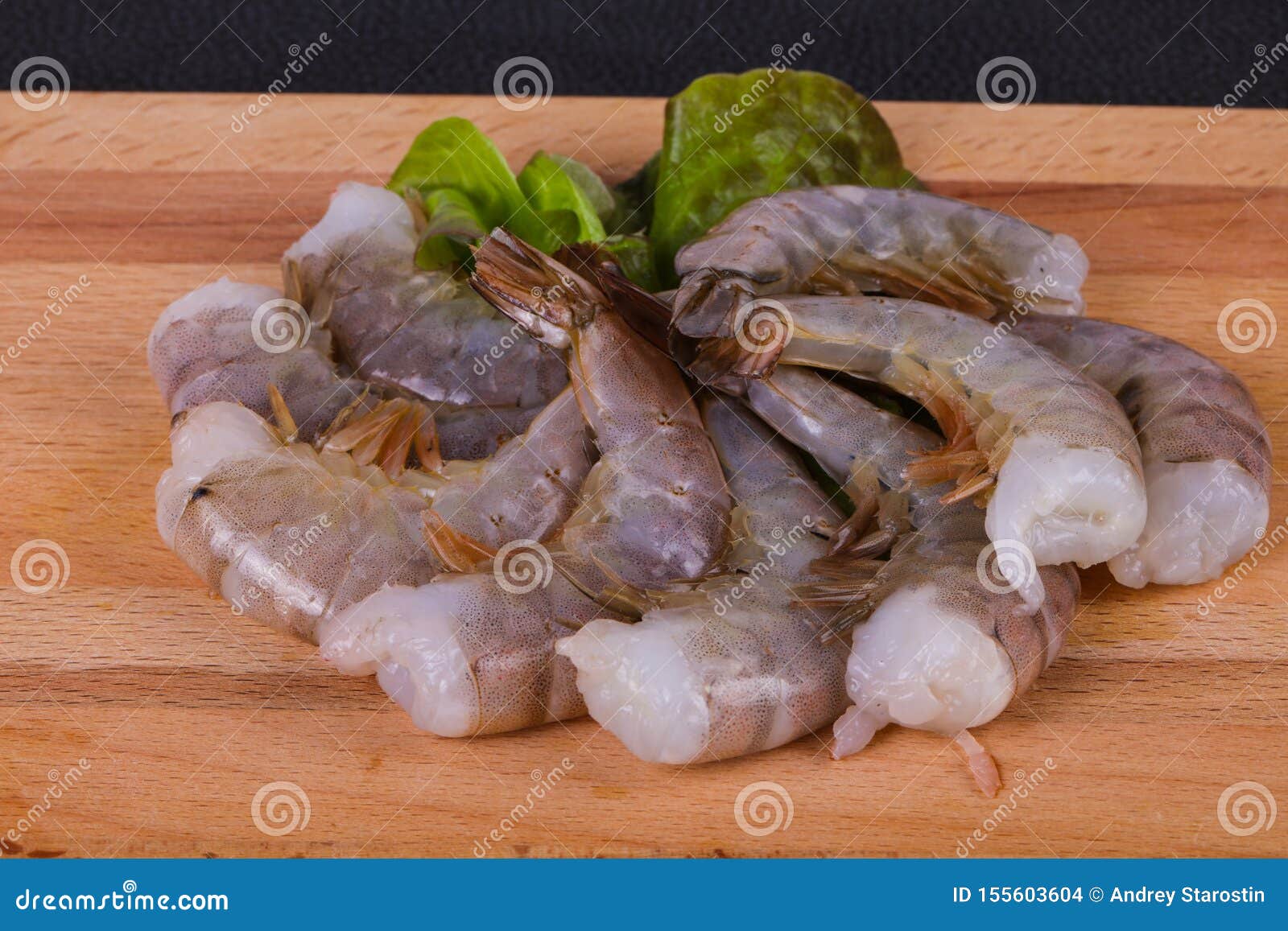 Raw King Prawns Ready for Cooking Stock Photo - Image of restaurant ...