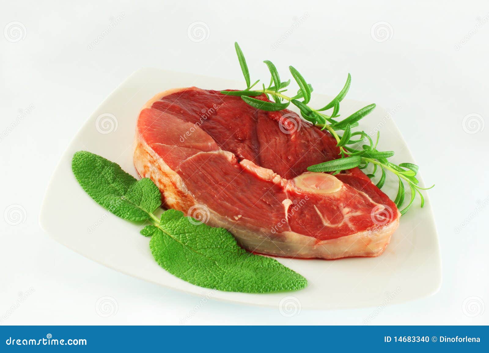 Raw lamb stock photo. Image of meat, food, spices, sage - 14683340