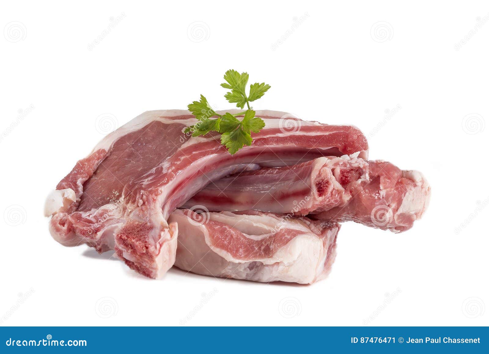 Raw lamb chops stock image. Image of rawmeat, isolated - 87476471