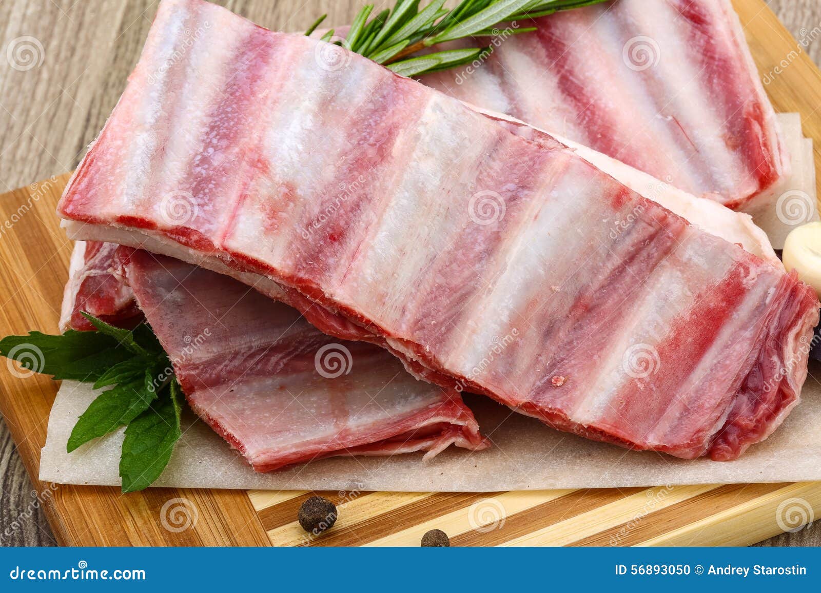 Raw lamb ribs stock photo. Image of fresh, ingredient - 56893050