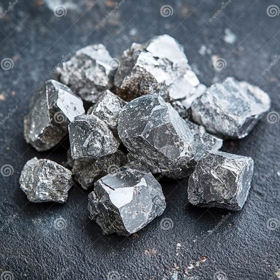 Raw Lithium Samples on a Dark Surface, Highlighting the Future of ...