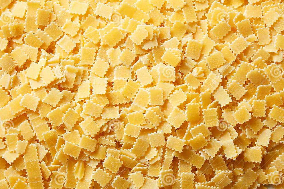 Raw, little square pasta stock photo. Image of nutrition - 29136768