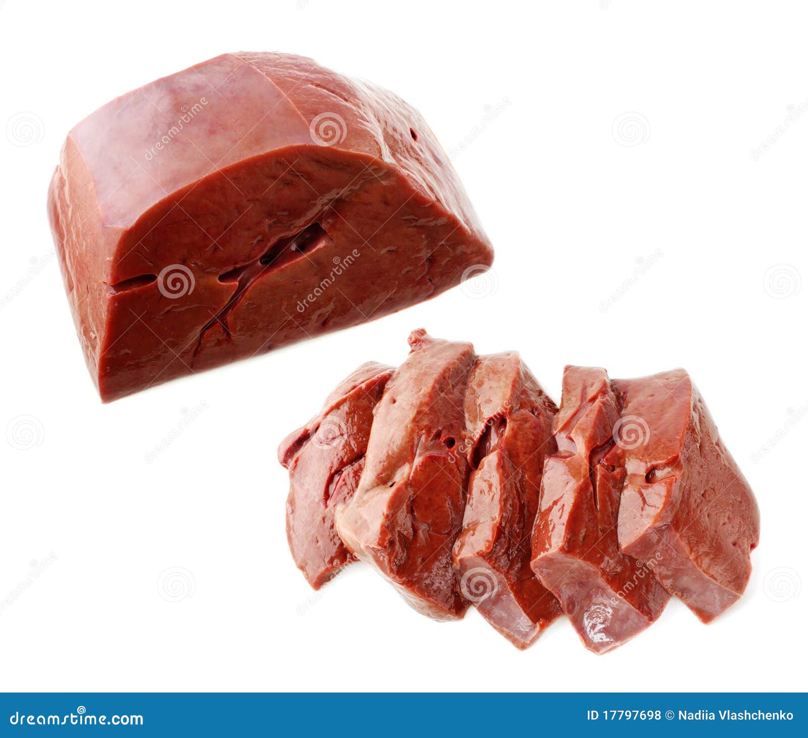 Raw liver stock photo. Image of butcher, offal, butchery - 17797698