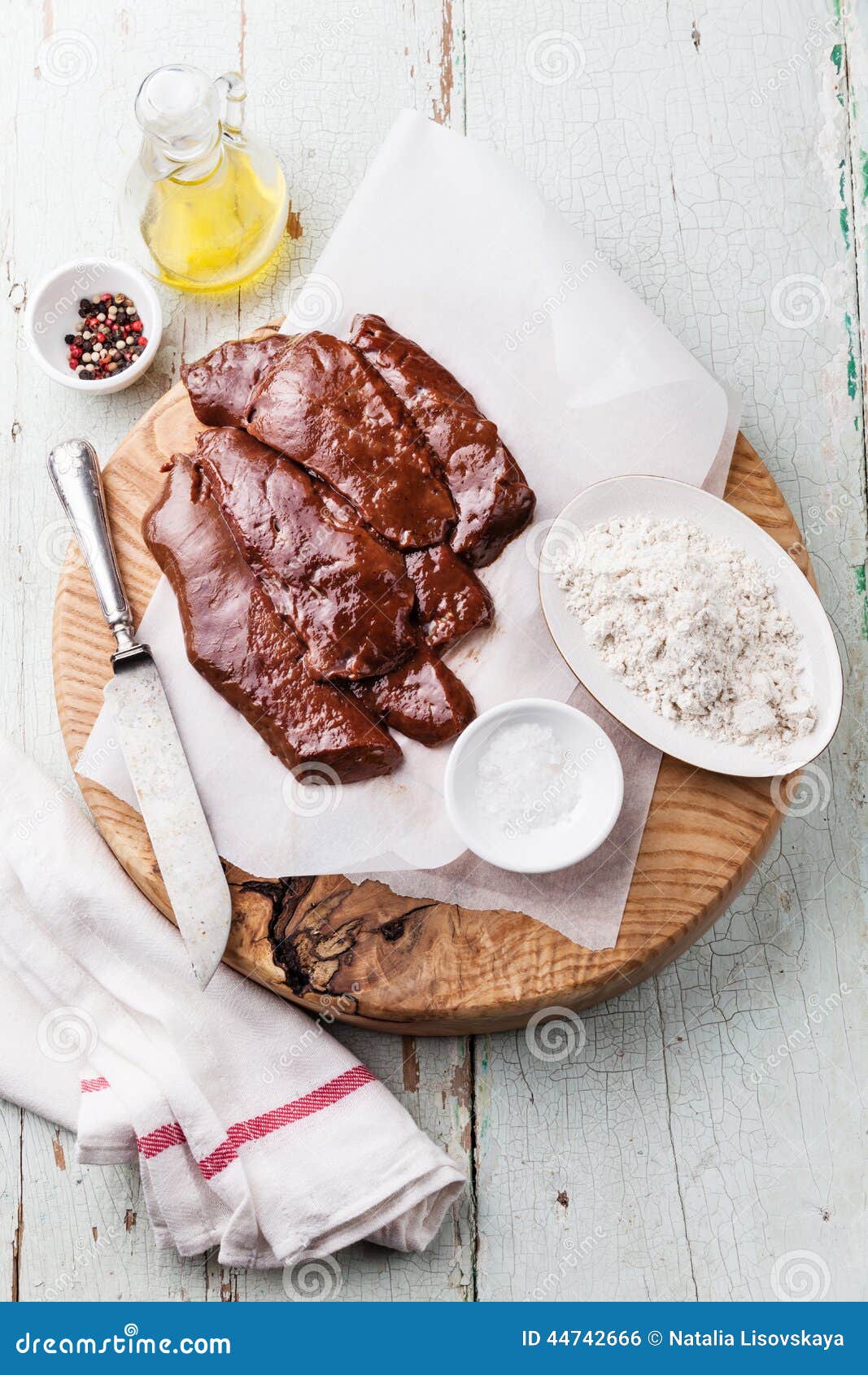 Raw liver stock photo. Image of eating, beef, food, onion - 44742666