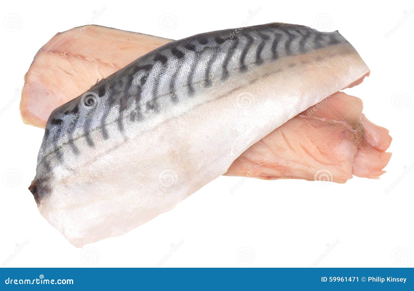 Raw Mackerel Fish Fillets stock image. Image of pattern - 59961471