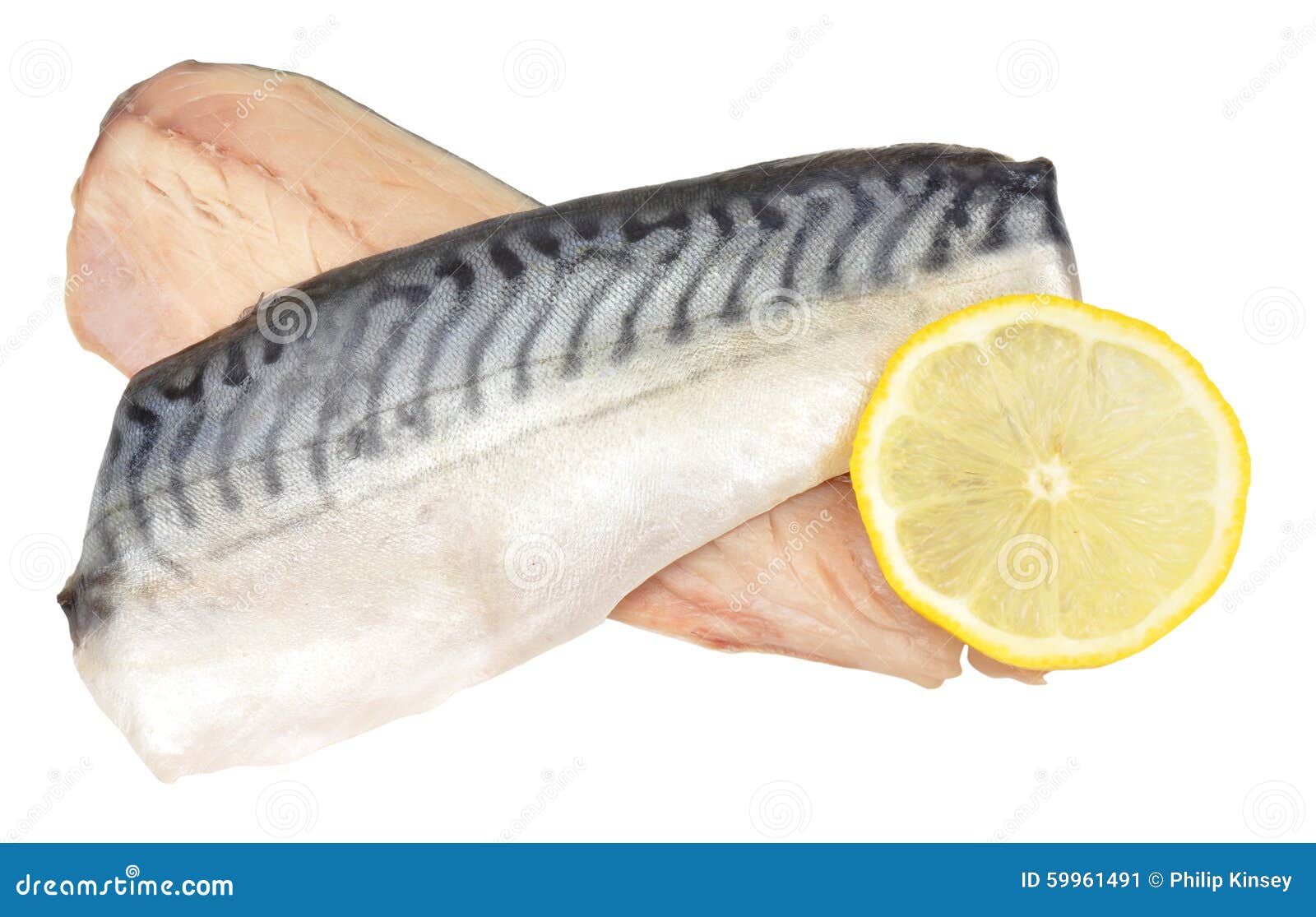 Raw Mackerel Fish Fillets stock image. Image of isolated - 59961491