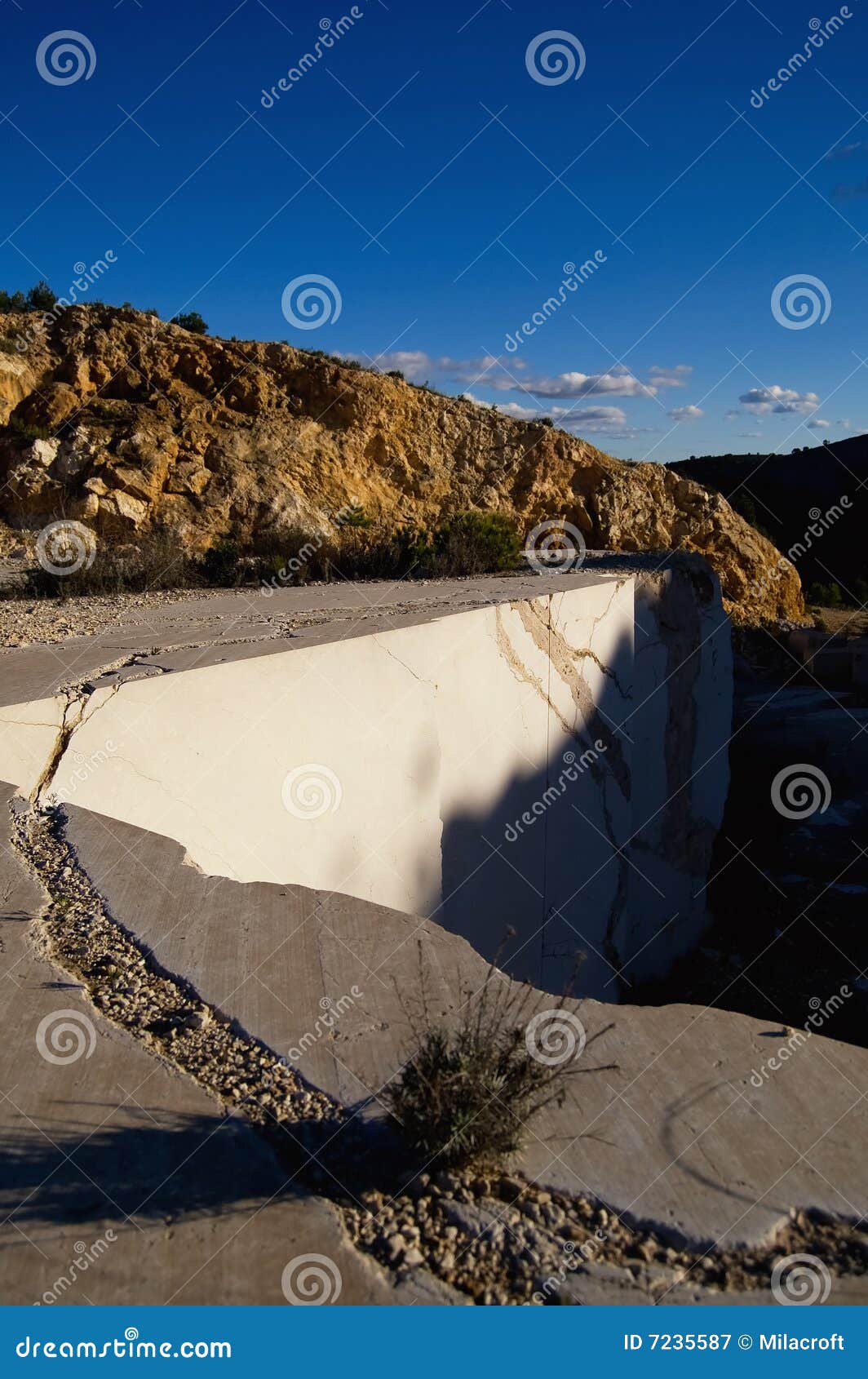 Raw Marble stock image. Image of dirty, industrial, outdoor - 7235587