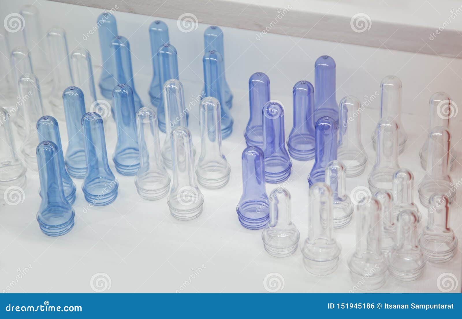 Raw Material Plastic Bottle Blowing Machine Stock Photo - Image of ...