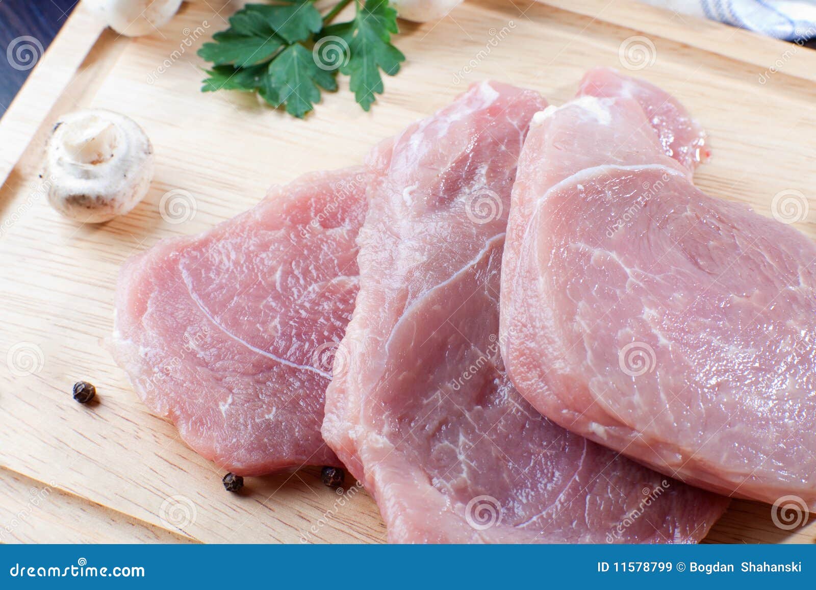 Raw meat stock image. Image of black, cook, meal, flesh - 11578799