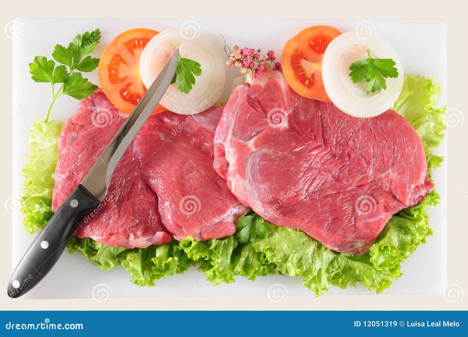 Raw meat. stock image. Image of ingredient, knife, diet - 12051319