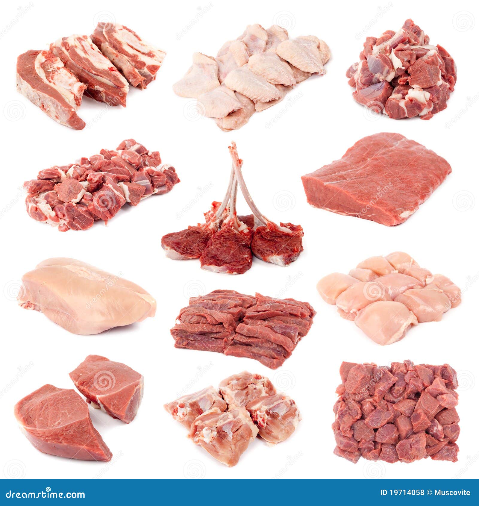 Raw meat stock photo. Image of white, variety, tenderloin - 19714058