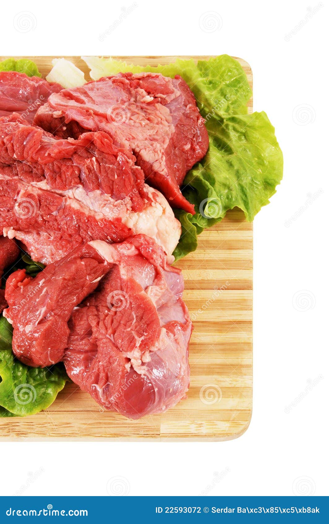 Raw meat stock photo. Image of dish, curly, closeup, board - 22593072