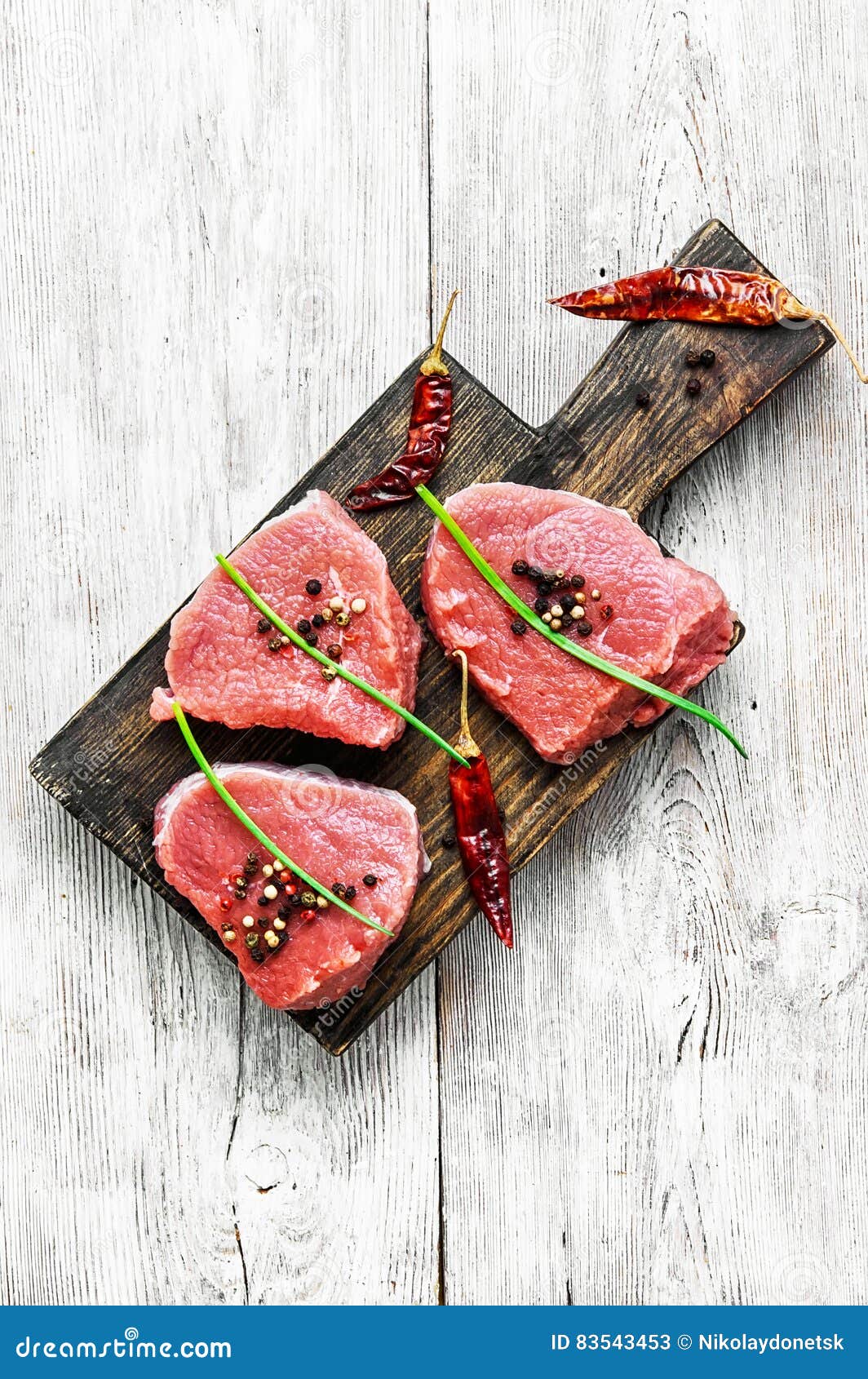 Raw meat beef stock image. Image of loin, sirloin, striploin - 83543453