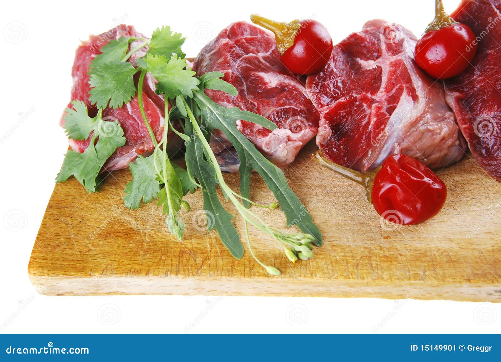 Raw meat chunk on wood stock image. Image of eating, dieting - 15149901
