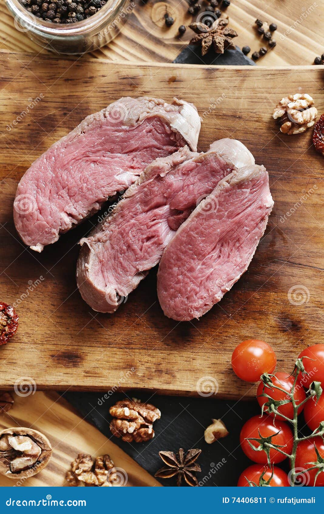 Raw meat stock image. Image of cooking, fresh, protein - 74406811