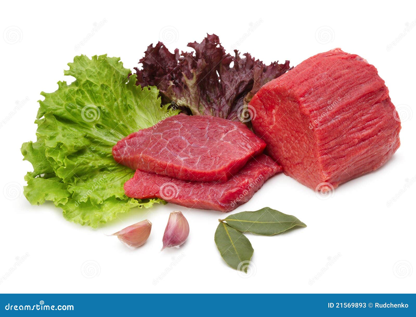 Raw meat with ingredients stock image. Image of fillet - 21569893