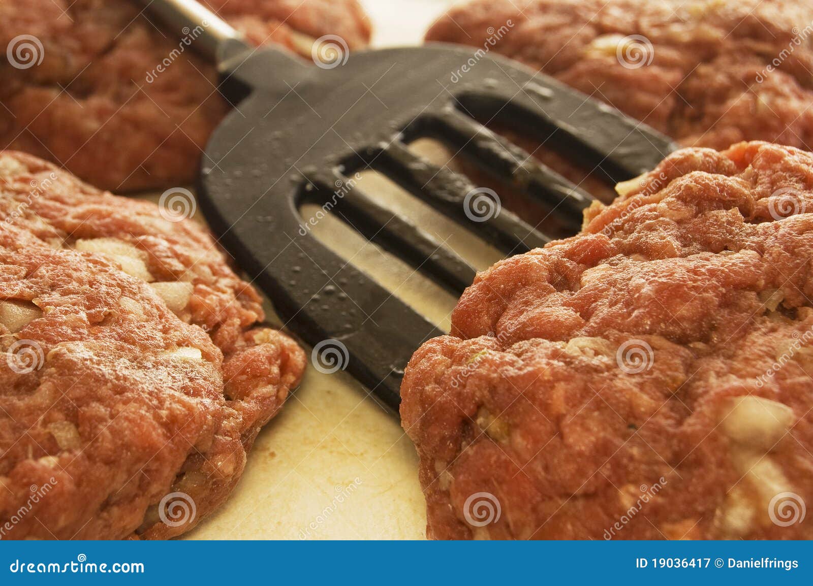 Raw Meat patties stock image. Image of isolated, studio - 19036417