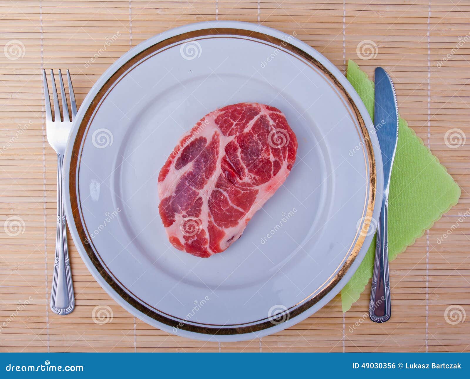 Raw meat stock photo. Image of fresh, quality, dinner - 49030356