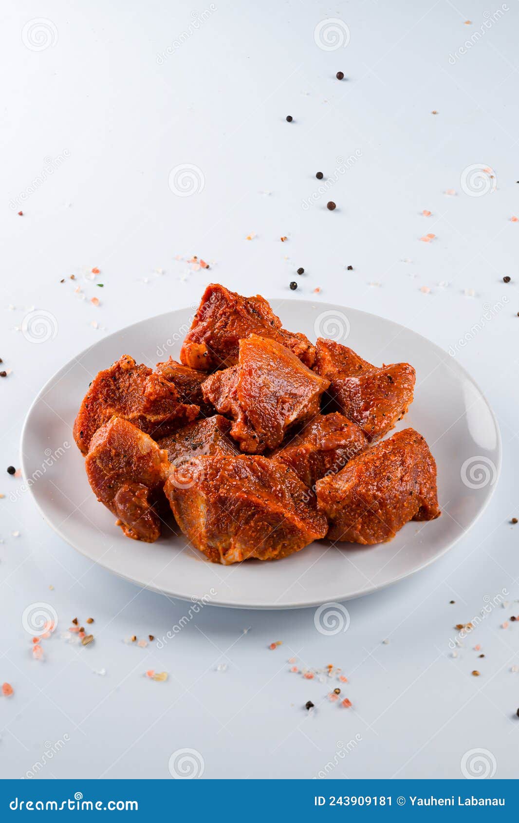 Raw Meat Pork, Beef, Chicken Stock Image - Image of cuisine, slice ...