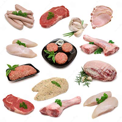 Raw Meat Product Sampler stock image. Image of ground - 23941853