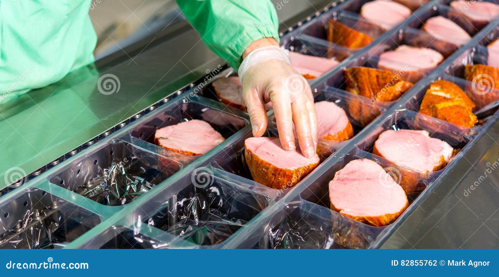 Raw meat production stock photo. Image of line, machine - 82855762