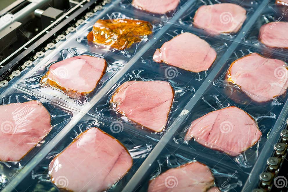 Raw meat production stock photo. Image of industrial - 83175814